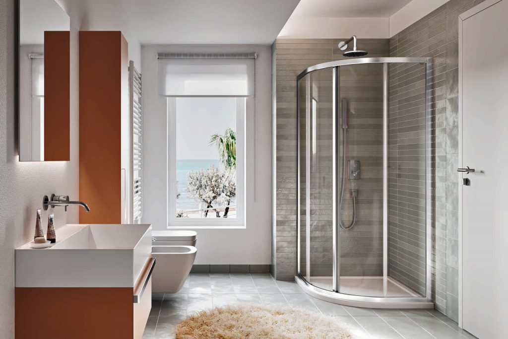 Semicircular shower enclosure - Relax srl