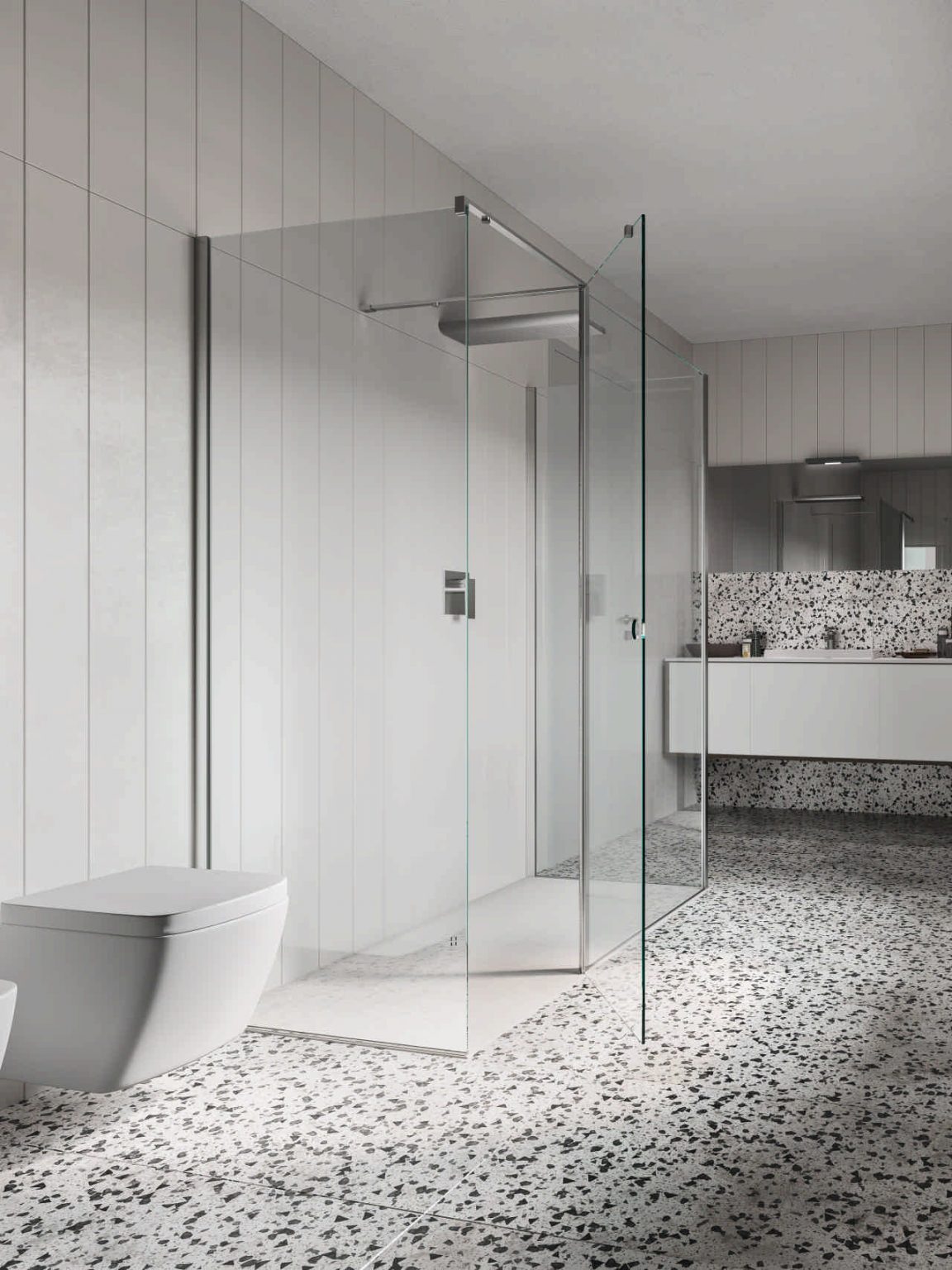 Three-sided shower enclosure - Relax srl