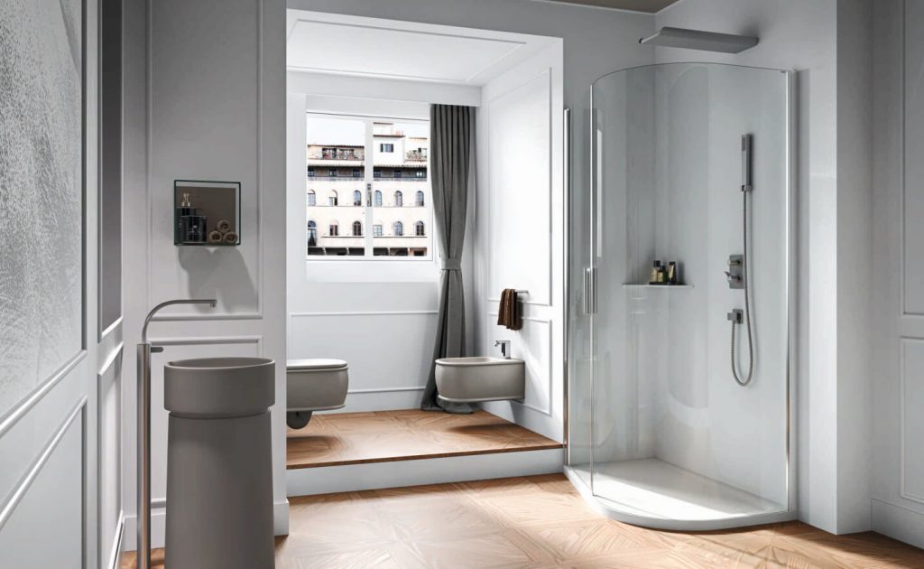 Semicircular shower enclosure - Relax srl