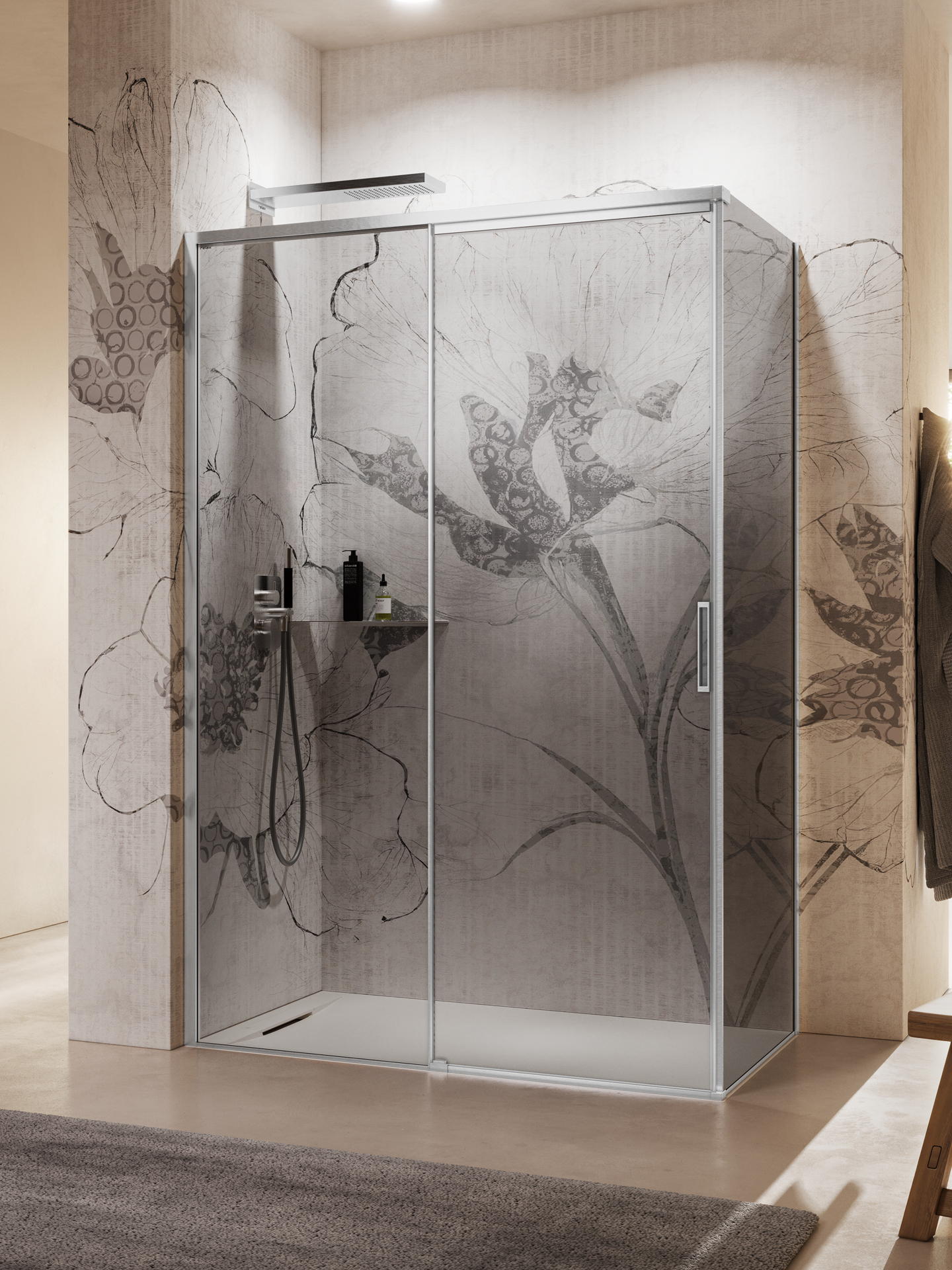INFINITO SF+F - Shower enclosure with magnetic levitation - Relax srl